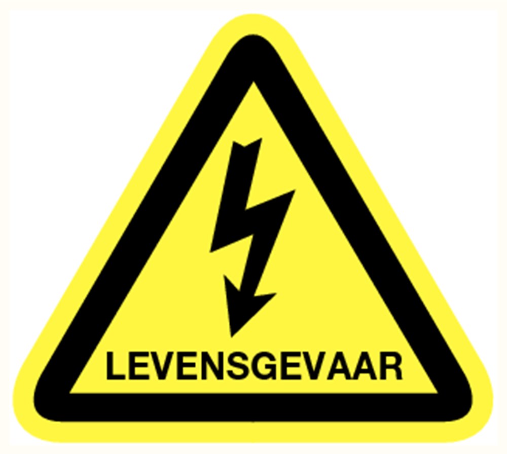 Pikt-o-norm Pictogram hoogspanning levensgevaar kopen? | Maes Vakhandel