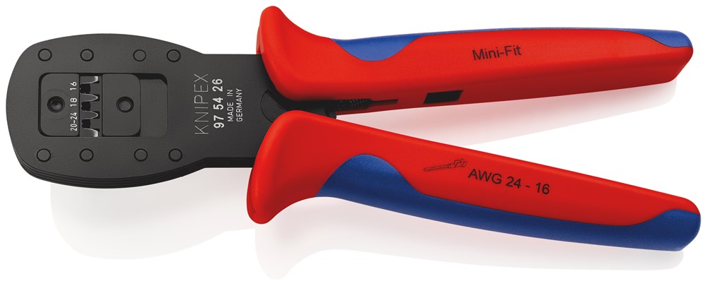 KNIPEX Krimptang voor miniatuurstekkers, parallelle verkrimping kopen ...